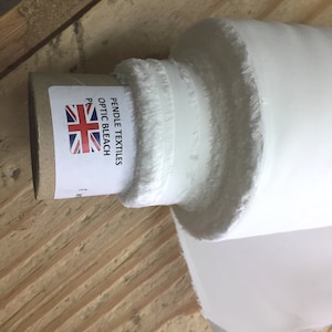 Egyptian Bright White Cotton Lawn Fabric ***MINIMUM ORDER 3 METRES ...