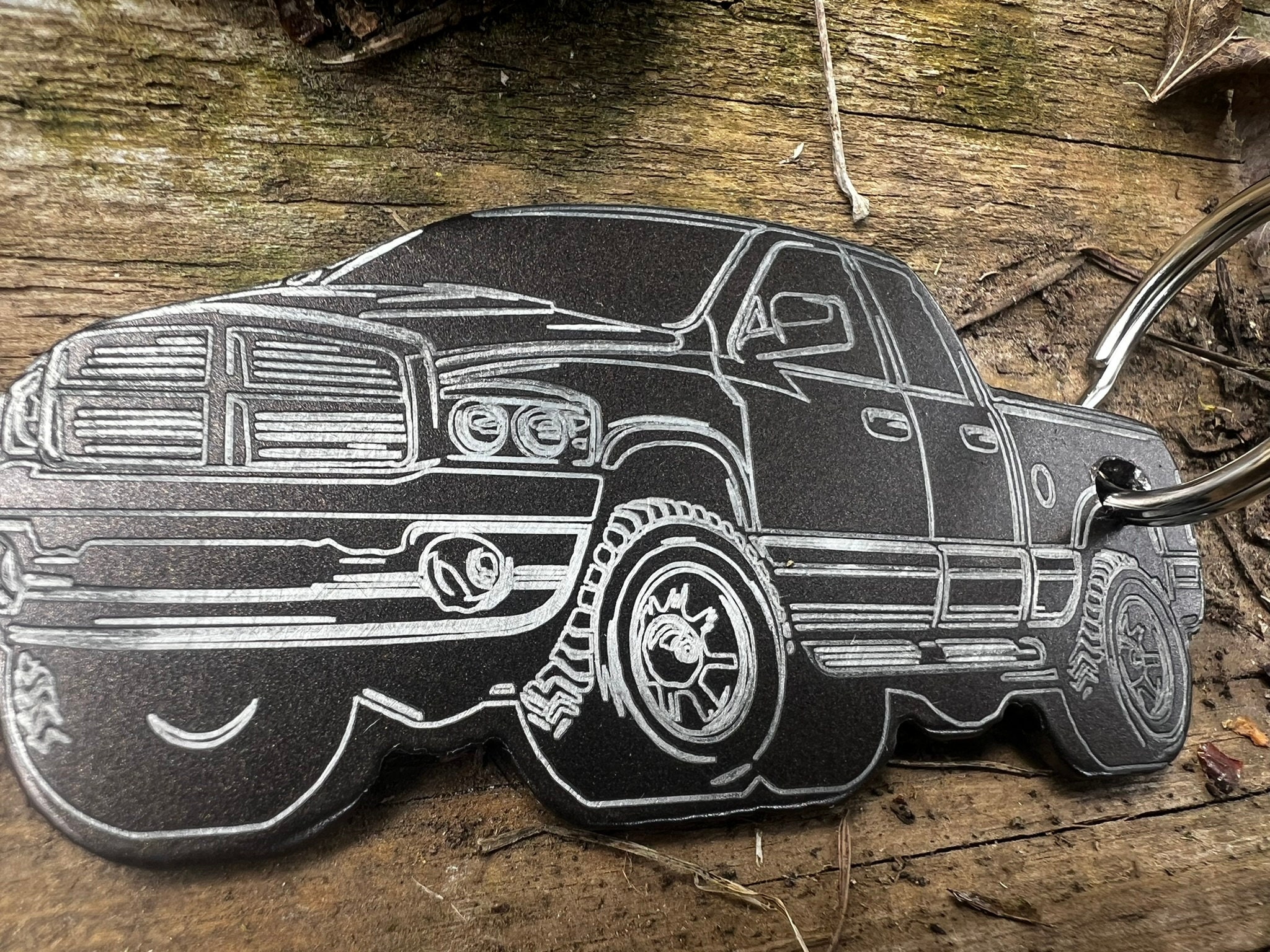 Custom 3rd Gen Dodge Ram Cummins Keychain 6061 Aluminum, Laser-engraved ...