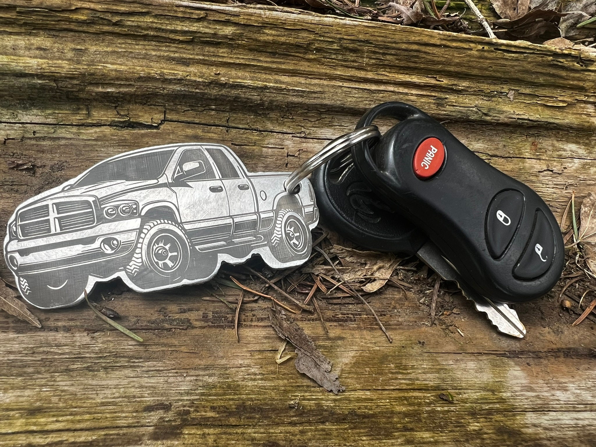 Custom 3rd Gen Dodge Ram Cummins Keychain 6061 Aluminum, Laser-engraved ...
