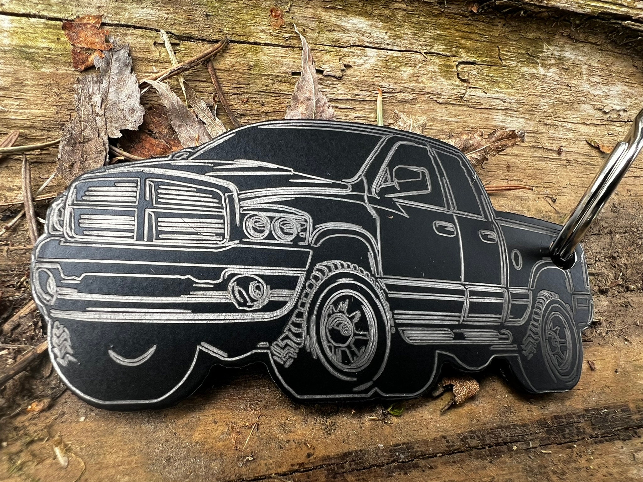 Custom 3rd Gen Dodge Ram Cummins Keychain 6061 Aluminum, Laser-engraved ...