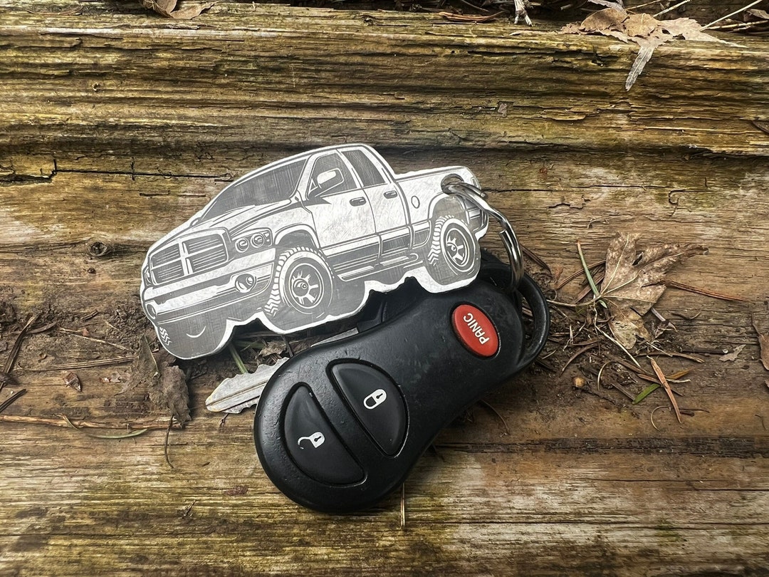 Custom 3rd Gen Dodge Ram Cummins Keychain 6061 Aluminum, Laser-engraved ...