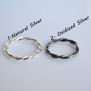 Braided Ring925 Silver Ringsnap Ringring Stackable Ring - Etsy
