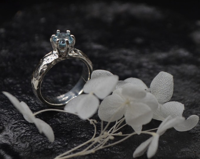 Coral Reef Ring Sterling Silver, Ocean Theme Ring, Coral Branch Organic ...