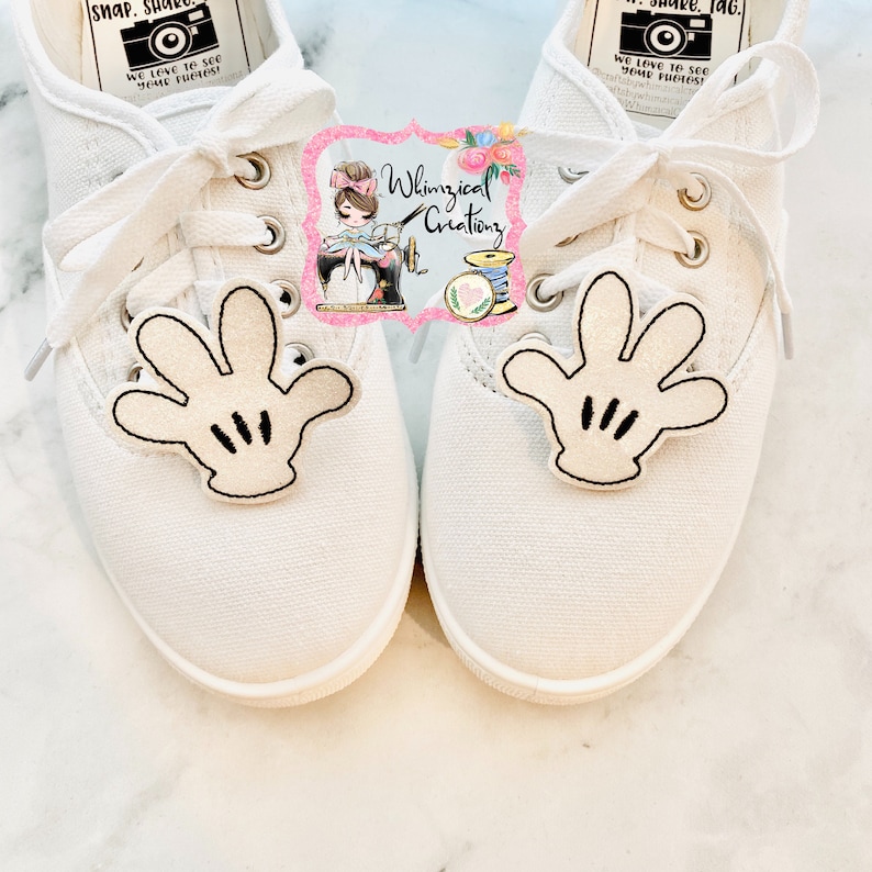 Shoe Clips, Mr. Mouse Hands Shoe Clips, Cosplay Costume Disney Inspired ...