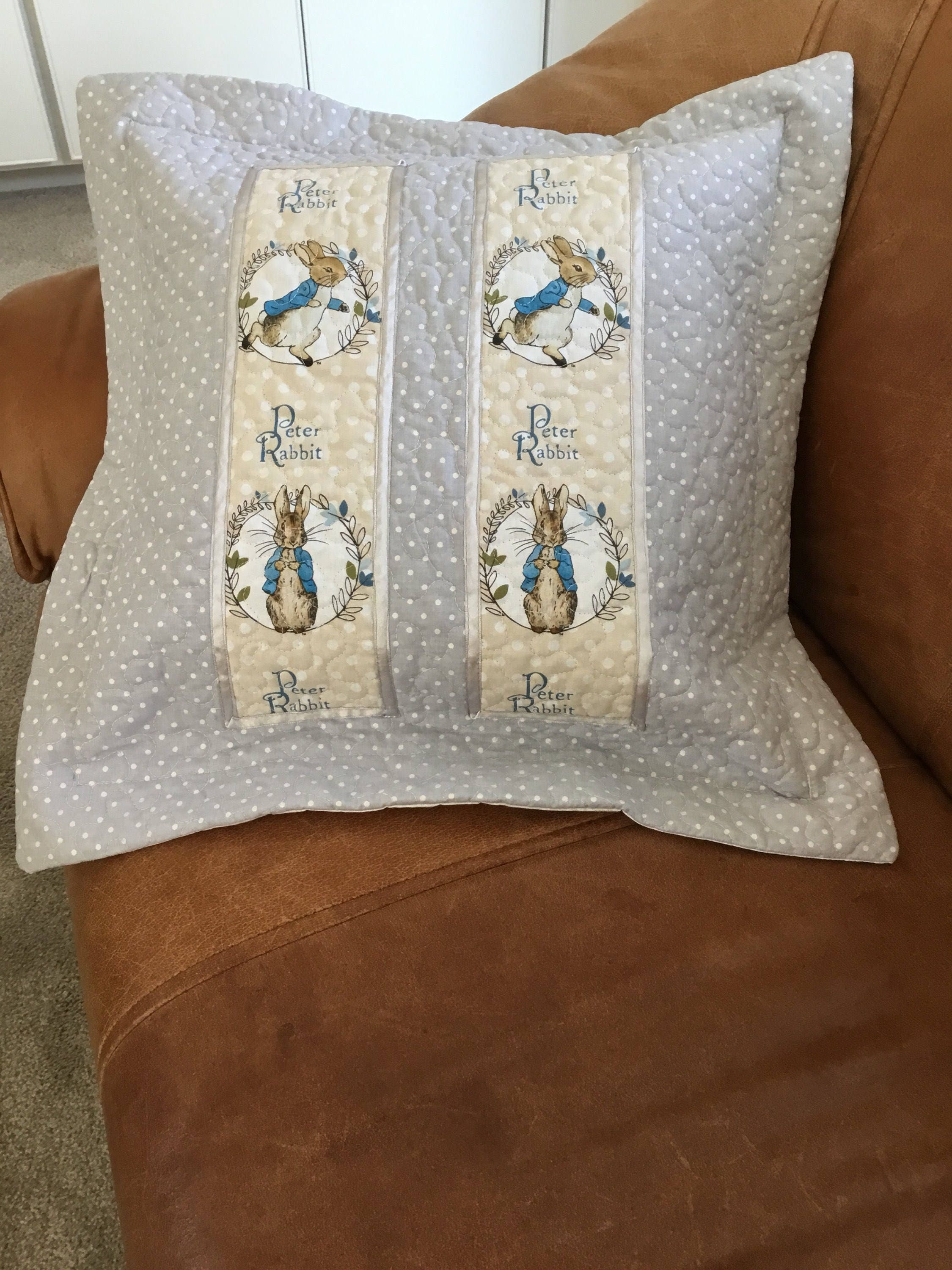 Peter Rabbit Cushion. - Etsy