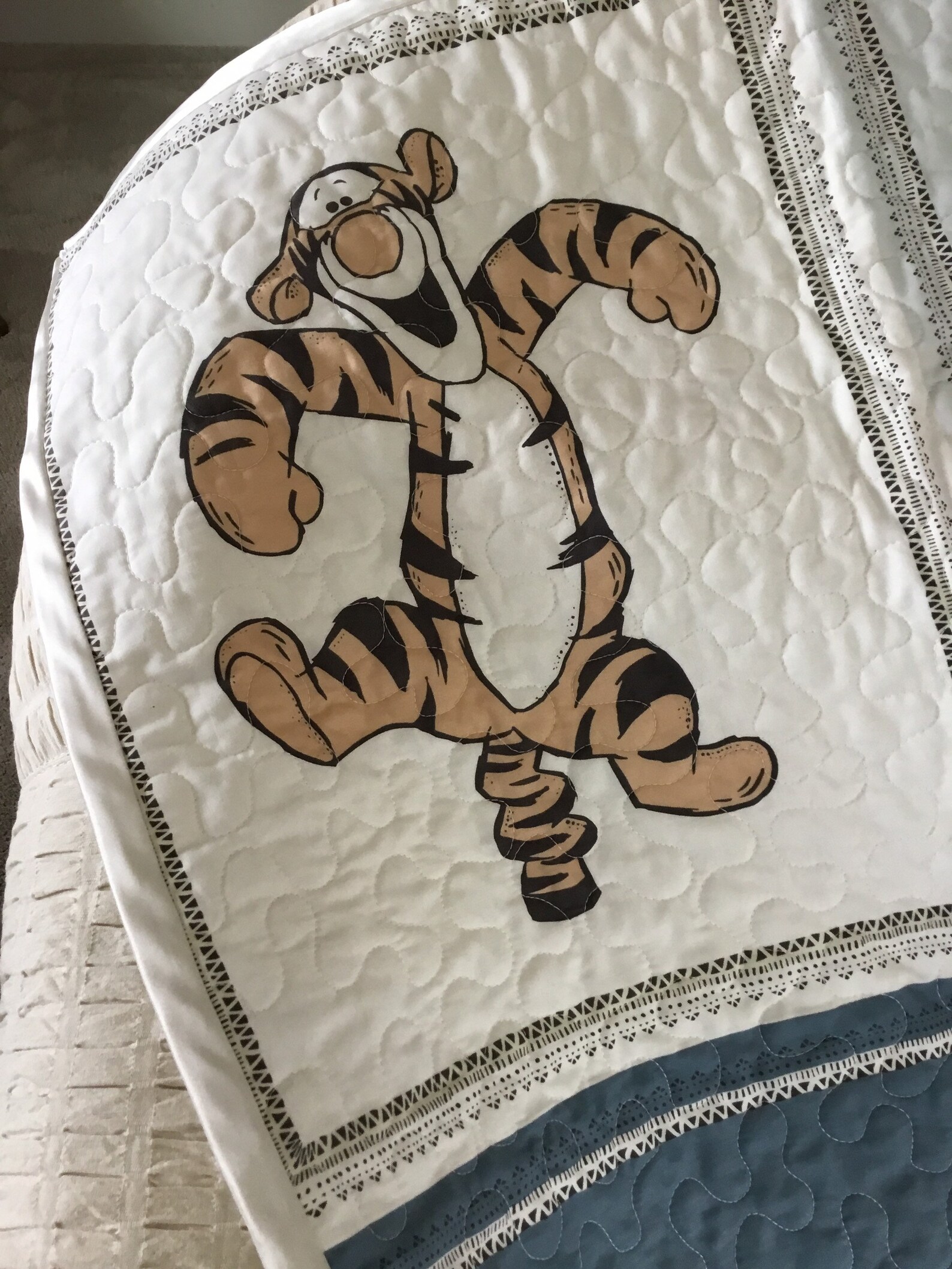 Winnie the Pooh Eeyore Tigger and Piglet Baby Quilt - Etsy