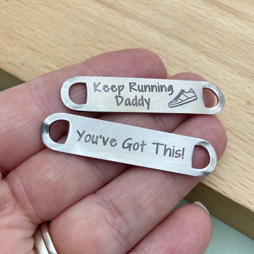 Running Girl Personalised Trainer Tags Marathon Runners - Etsy UK