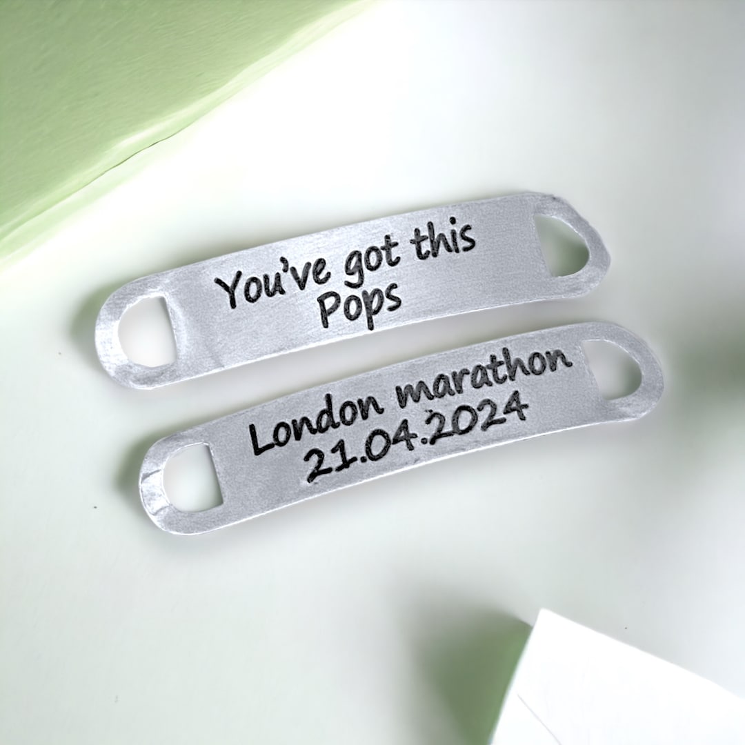 Trainer Tags for London Marathon, Good Luck Running Gifts Men/women ...