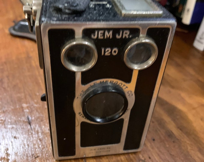 1940 JEM Jr. 120 CAMERA Antique by J.E. Mergott Co. Jem Camera Division ...