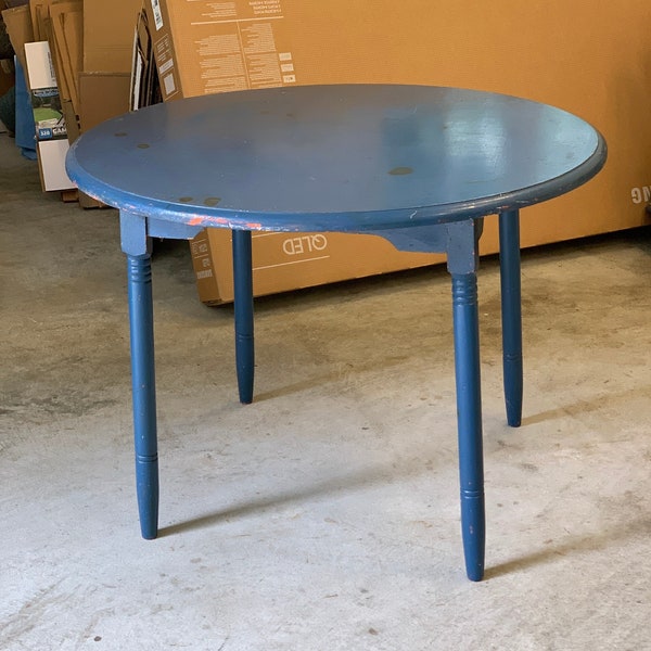 Painted Round Table - Shop Online - Etsy