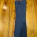 80s STRETCH Dress Slacks Charcoal Pin Stripe Pants Wide Legs Vintage ...