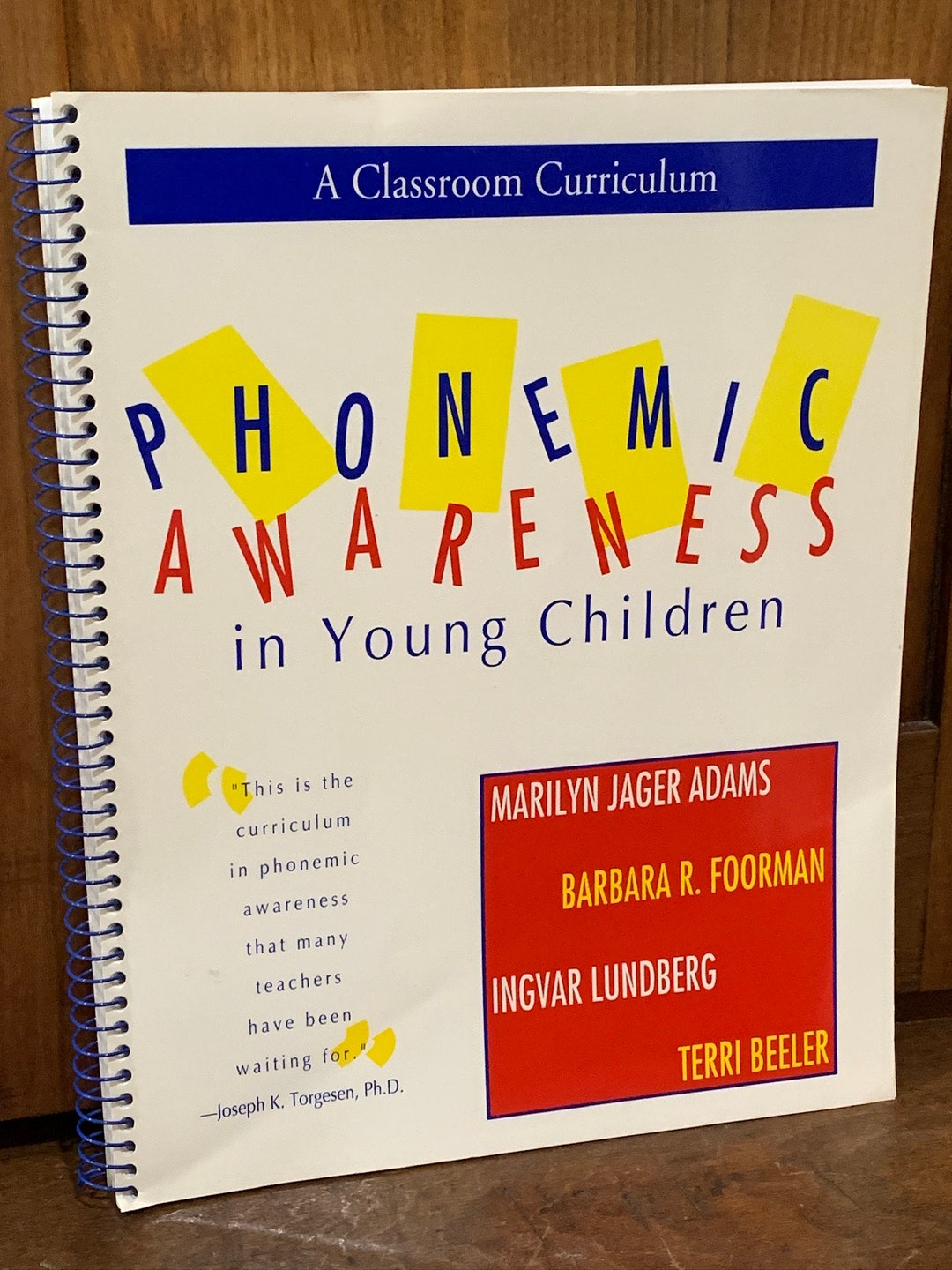 1998 PHONEMIC AWARENESS in Young Children: A Classroom Curriculum the ...