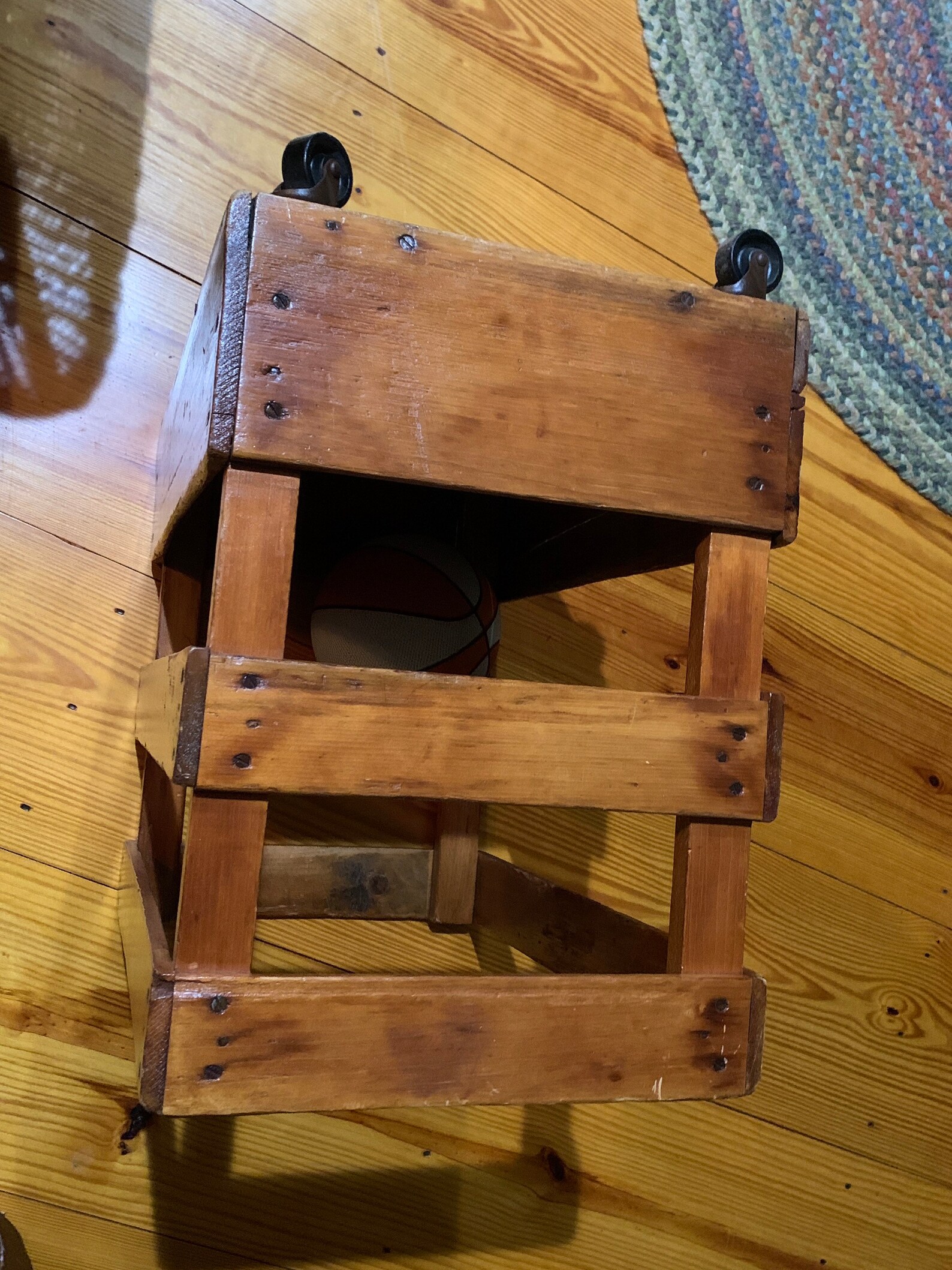 Rare WOOD BOX WHEELS Handcrafted 21 5/8 Long X 13 5/8d X 20 - Etsy