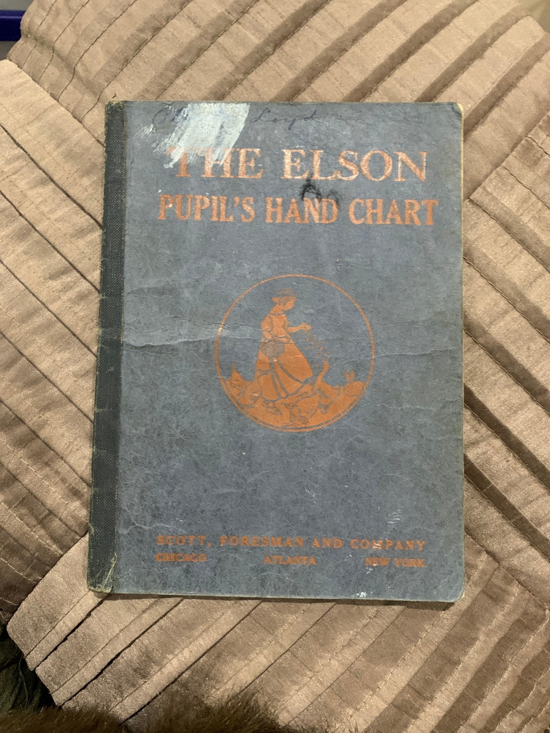 RARE 1927 Elson Primer 144 Pg OR Elson Pupil’s Hand 30 Pg Chart Antique ...