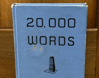 Rare 20k Words Book - Etsy