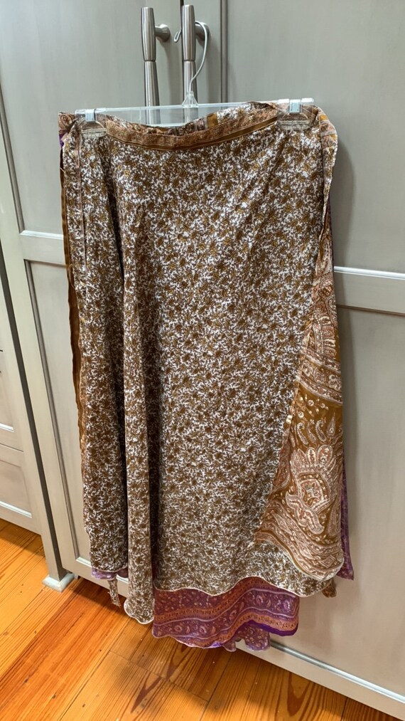 Vintage SKIRT KARIZA Lehenga Sari 100 ways to wear Wr… - Gem