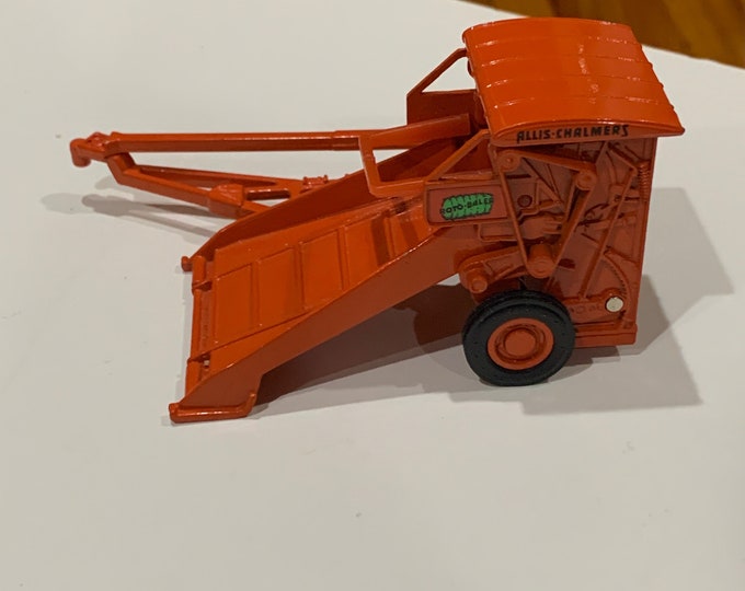 Rare ERTL HAY BALER Farm Allis Chalmers Die Cast "roto-baler" Orange ...