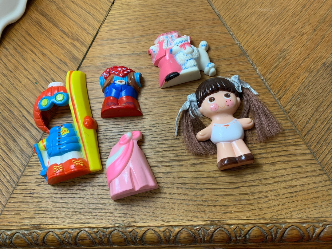70s DOLLY POPS LOT Toys Dolly W 4 Snap-on Outfits - Etsy