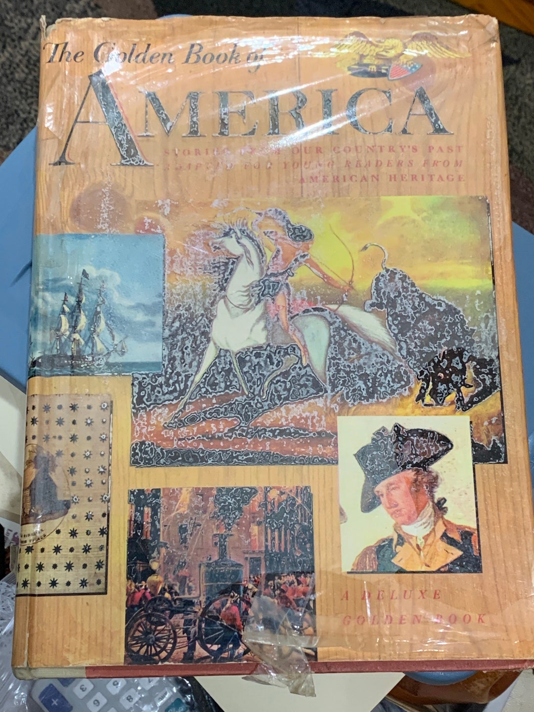 50s the Golden Book of America: Stories 1st Printing W Jacket Adapted ...