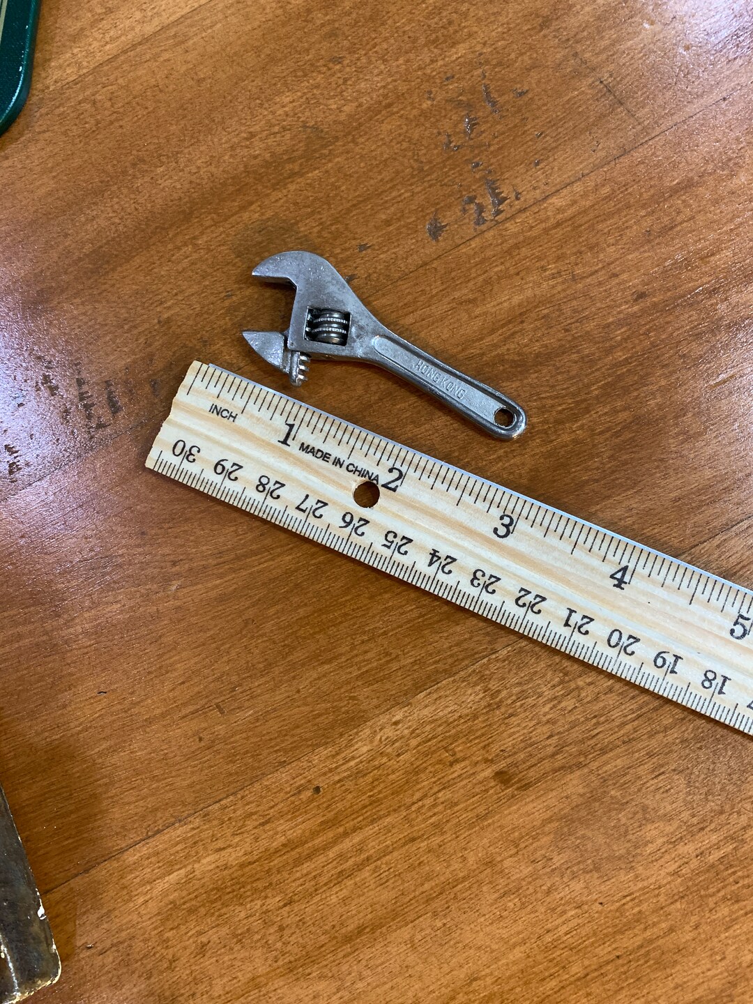 Working Crescent Wrench Dollhouse Tool Miniature 2 3/4” Long Marked ...