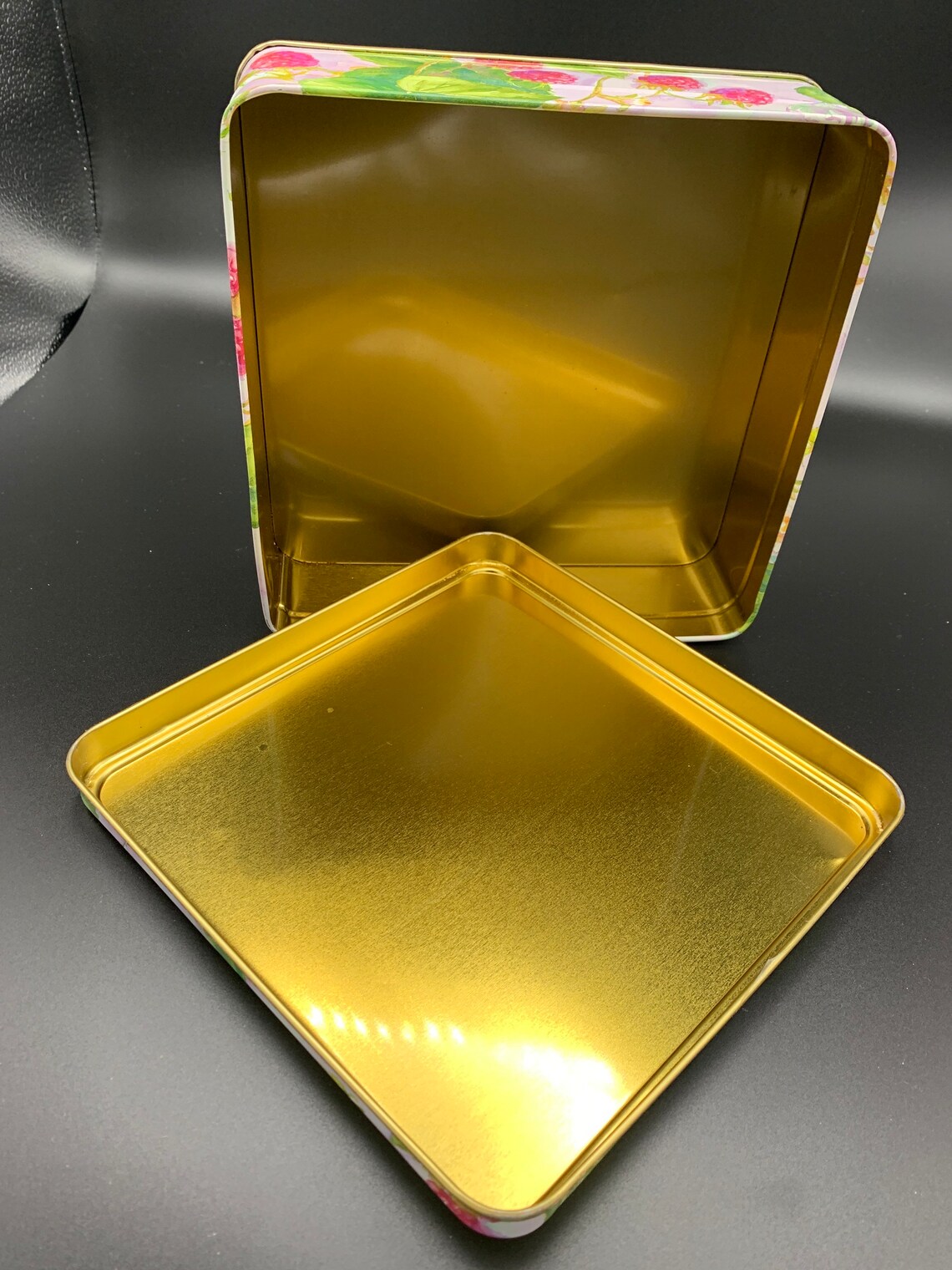 Rare 80s RASPBERRIES TIN CONTAINER Square Collectible 8 1/2 X | Etsy