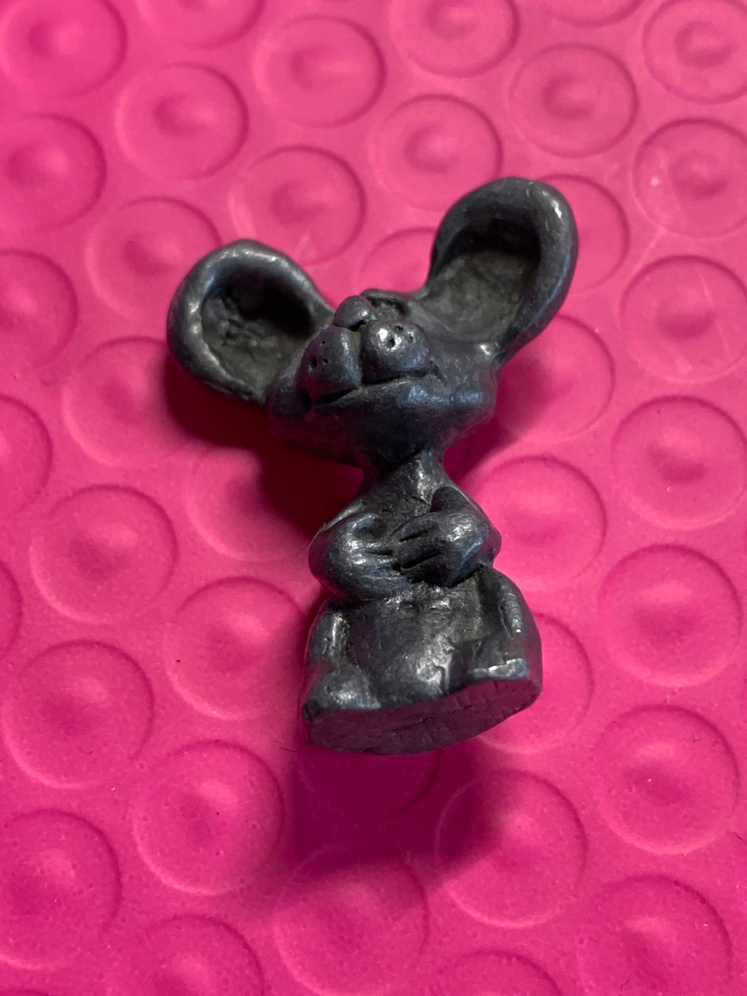 80s Pewter Mouse 1 3/8”h W/some Type Mark Little Dollhouse Animals ...