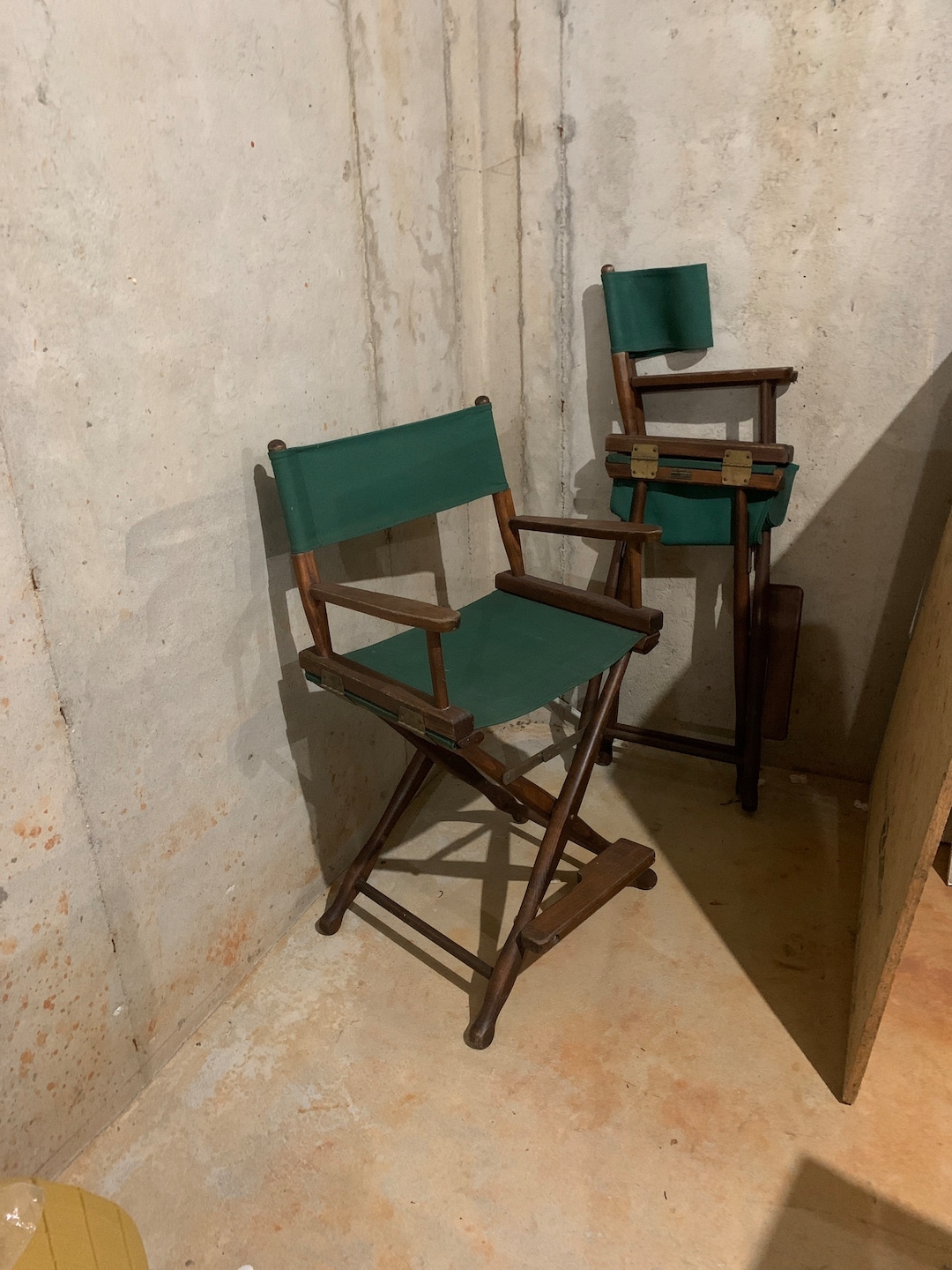 60s Vintage Director Chair 1 of 2 Canvas "gold Medal Folding Furniture ...