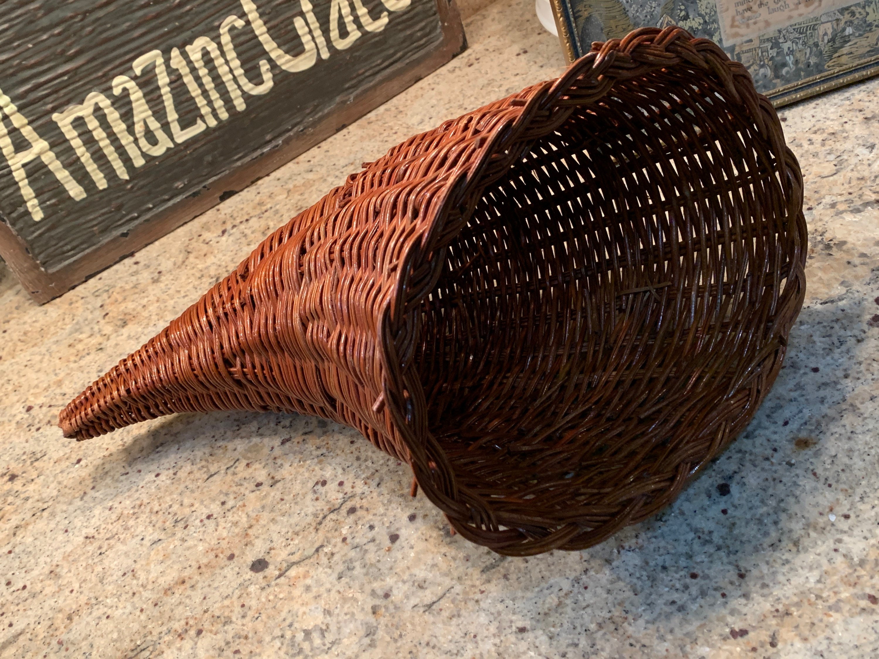 Thanksgiving Crafts | Decorate A Thrifted Cornucopia - Live Lovely ...