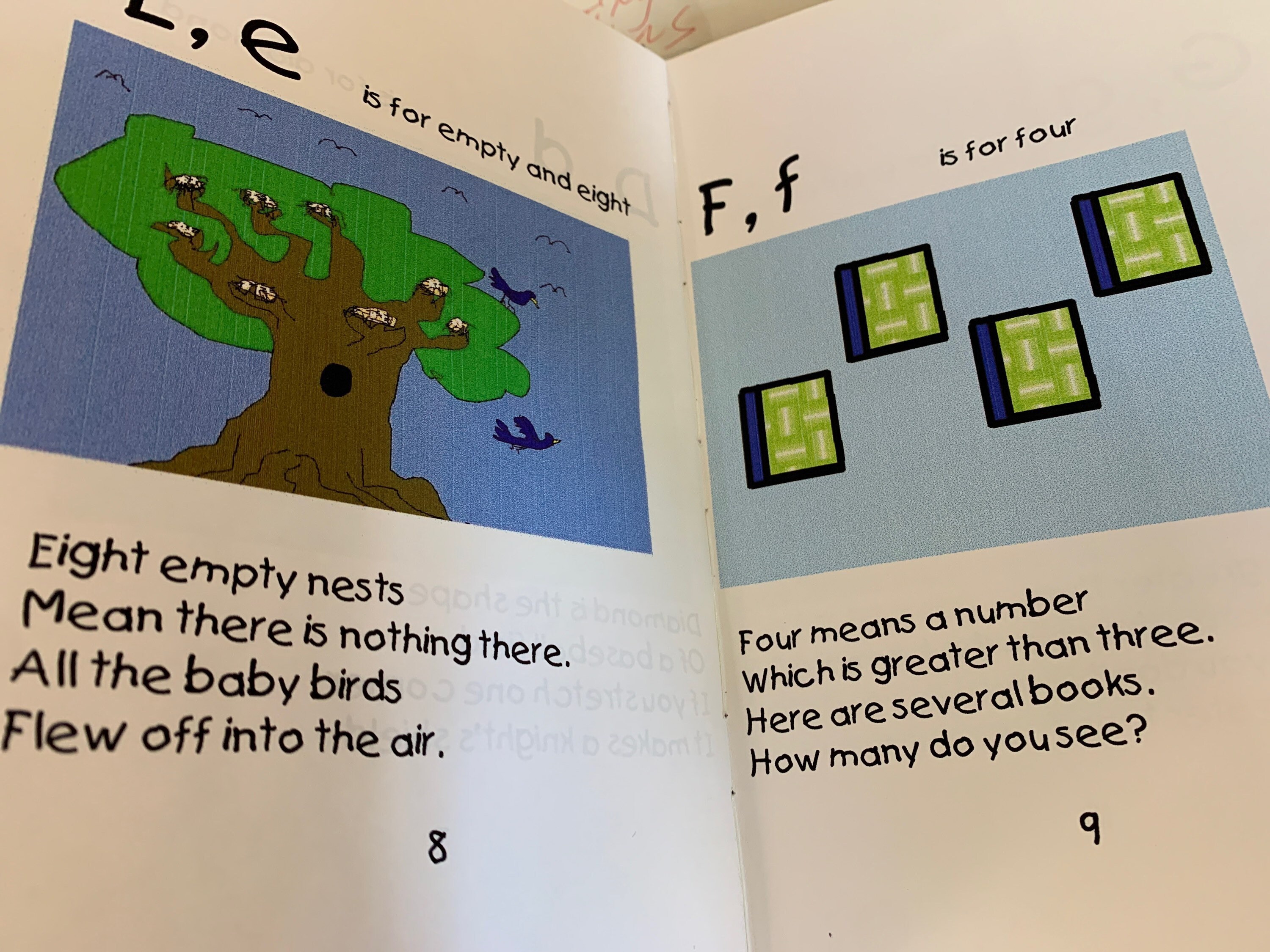 Rhymed Math Book for Kindergarten by Peggy Harris' 5th Graders "angles ...