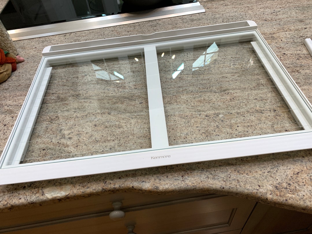 90s KENMORE Refrigerator CRISPER COVER Part #2176224 With Glass ...