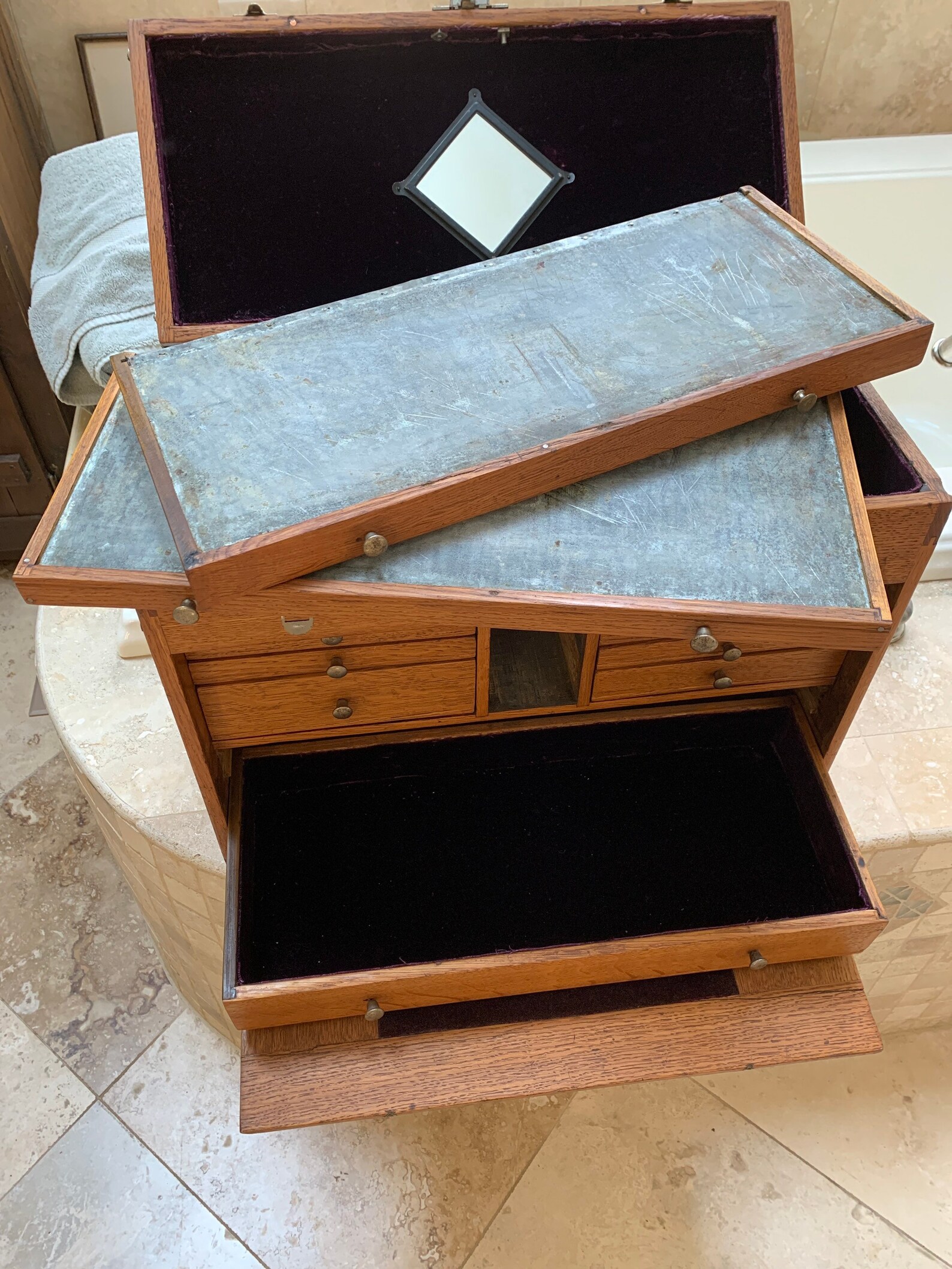 Vintage GERSTNER 11 Drawer MACHINIST TOOL 052 Case Quarter | Etsy