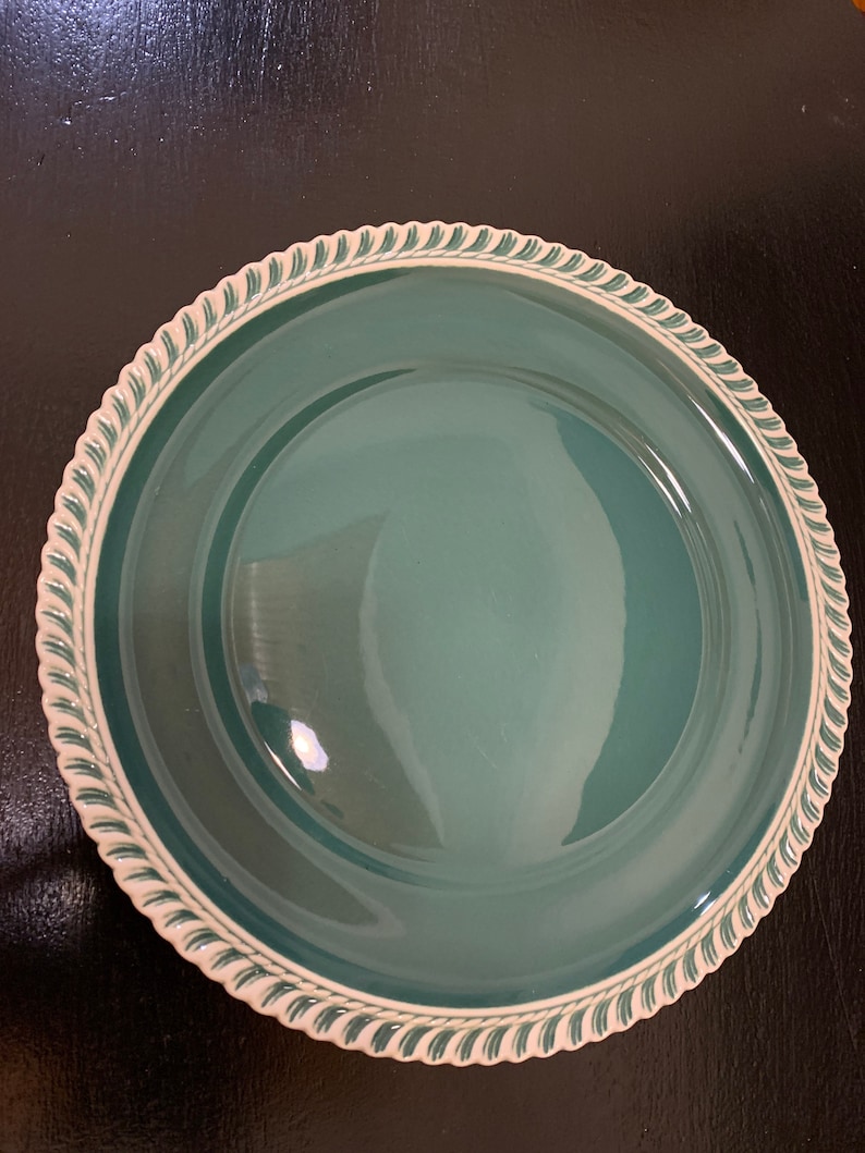 Rare 50s Harkerware Green Corinthian Chesterton W White Vintage Choose ...