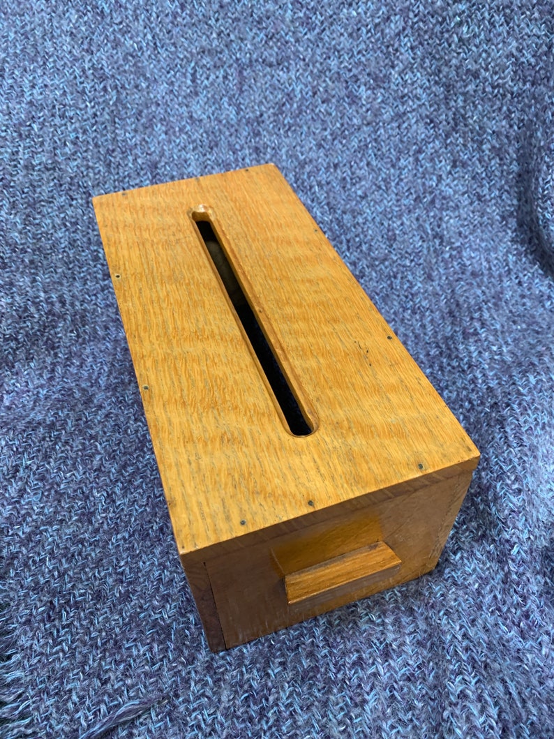 Rare ARTS & CRAFTS TISSUES Box Cover Wooden Box / Ballot Box - Etsy