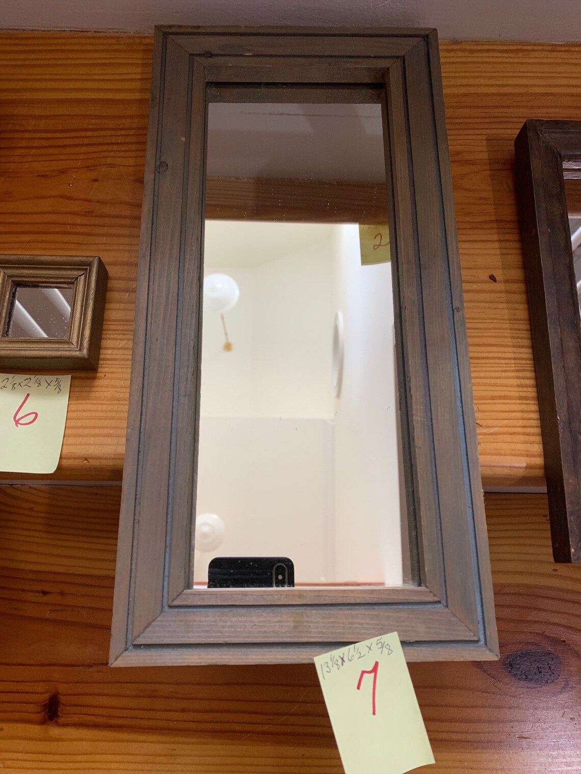Rare 70s MIRROR WOODEN FRAMED Choose One Gift Ready to - Etsy