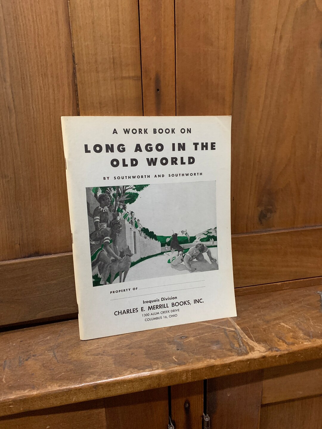 RARE 1958 History Workbook "long Ago in the Old World" Egyptians ...
