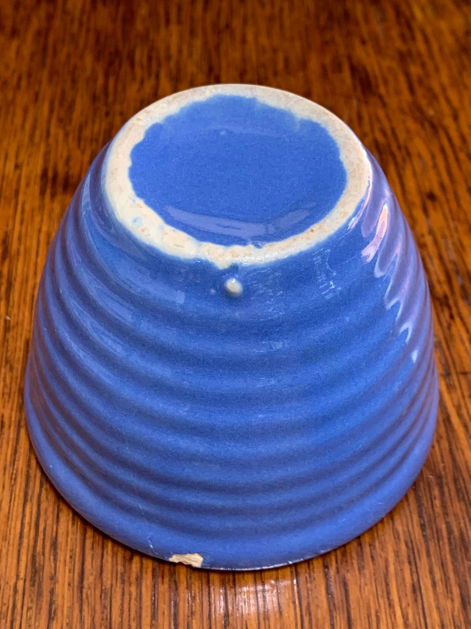 Rare Vintage Bauer Pottery CUSTARD CUP DELPH Blue Hi Fire | Etsy