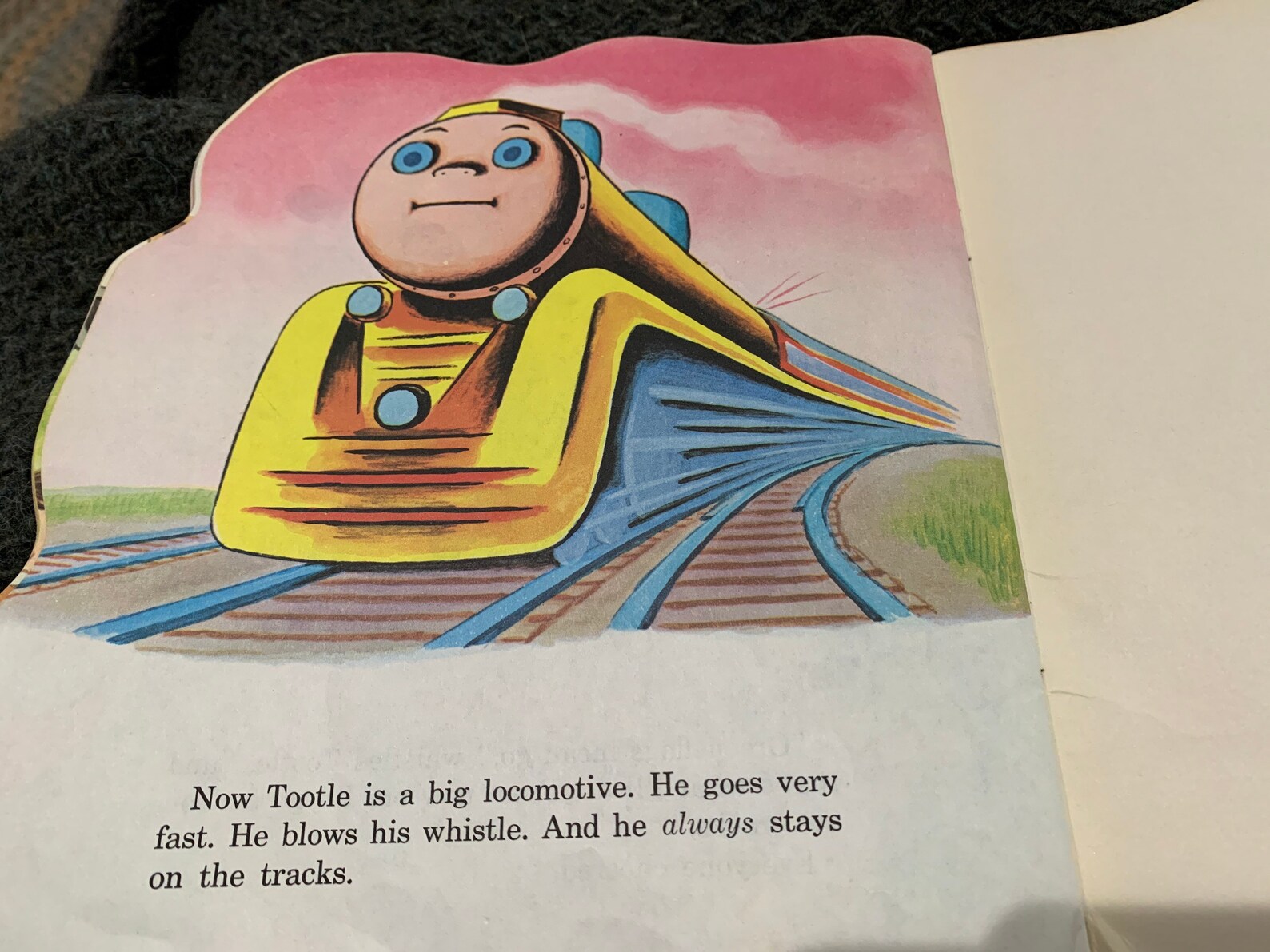 RARE 1979 TOOTLE Golden Shape Book Train Horse Workers Action - Etsy