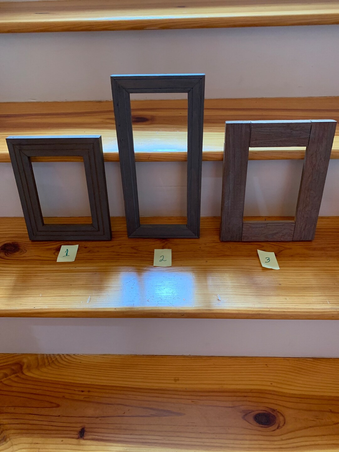 70s BARN WOOD Frame Distressed Reclained Barn Wood Farmhouse ...