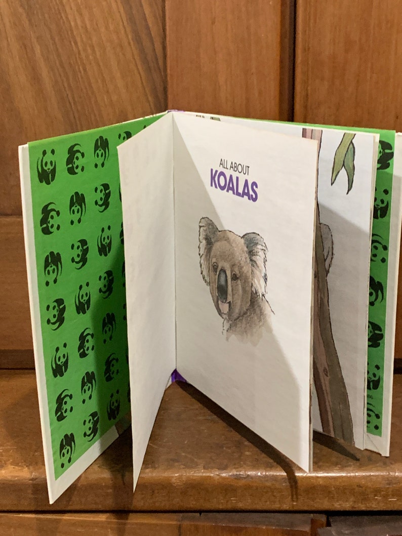 1988 All About Koalas Wendy's World Wildlife Books WWF - Etsy