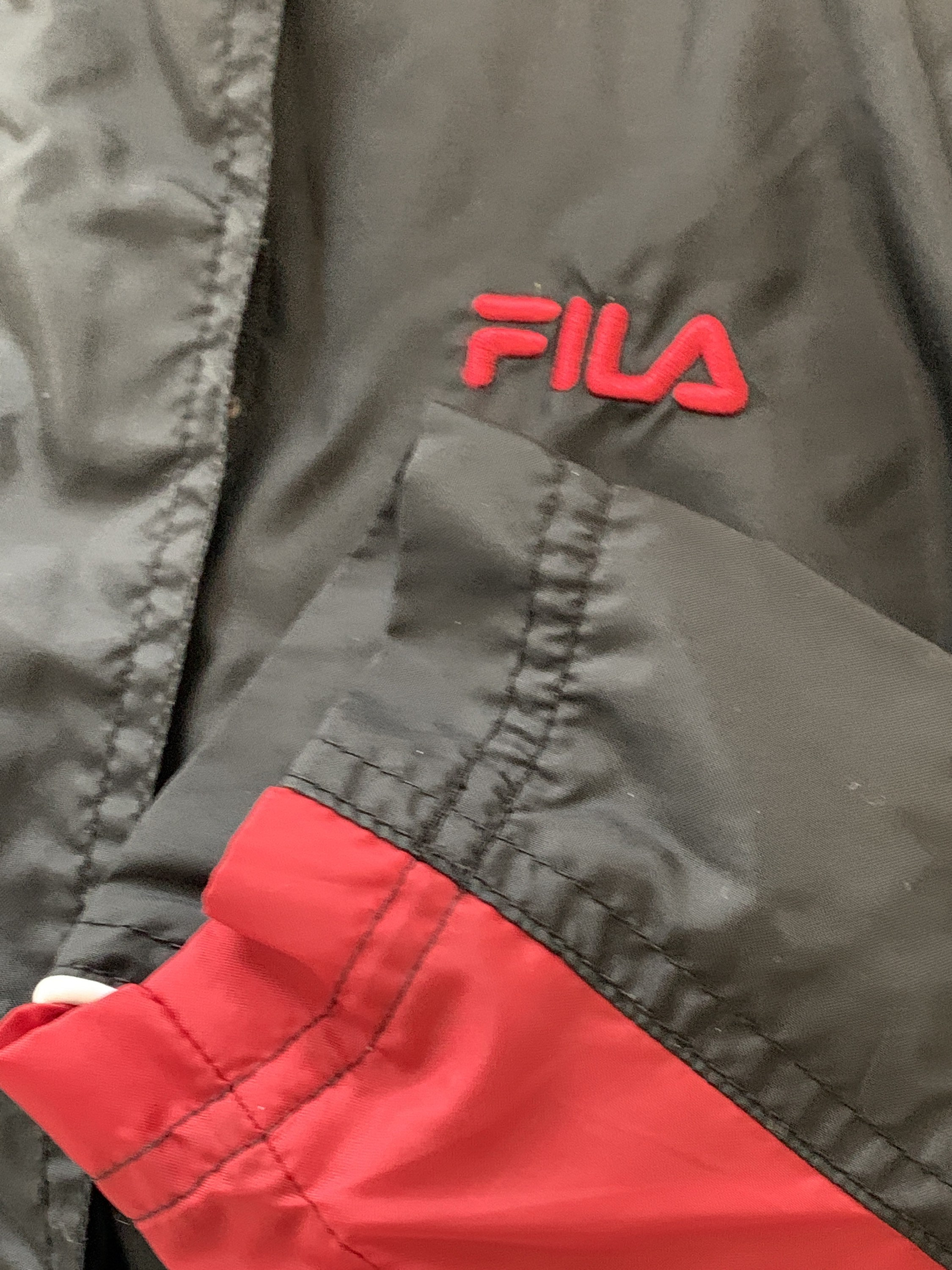 80s FILA BLACK TRACKSUIT W Red Nice Athletic Track Suit Gym - Etsy UK