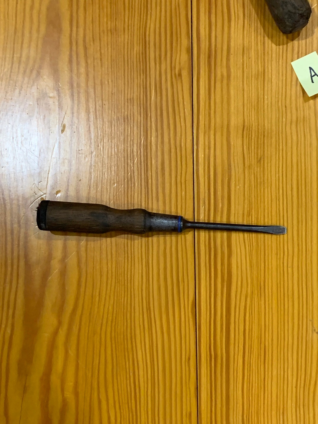 Vintage Stanley Bell System USA Slotted Screwdriver Wood Handled Tool ...