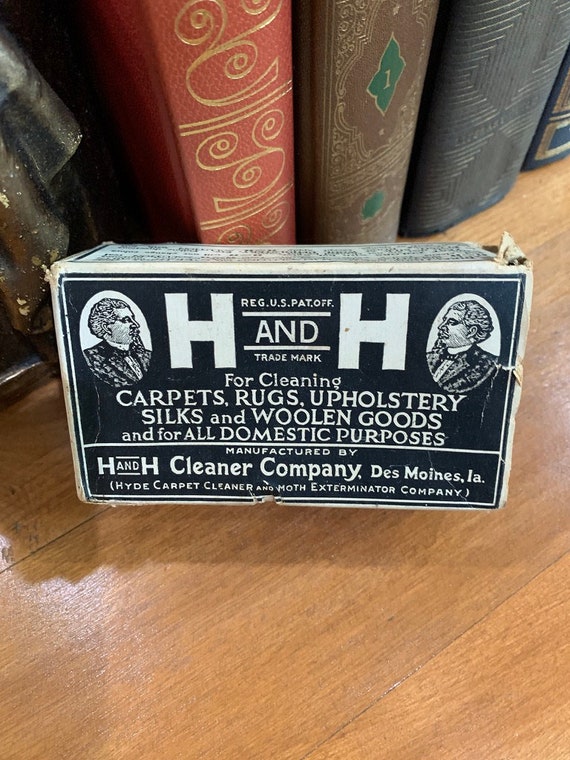 RARE 1800s SOAP in BOX H H Cleaner Co Bar Hyde Carpet Cleaner | Etsy