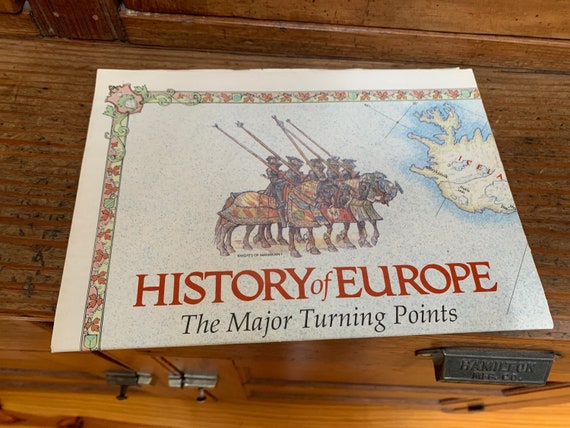 History of Europe Major Turning Points Map/ National - Etsy