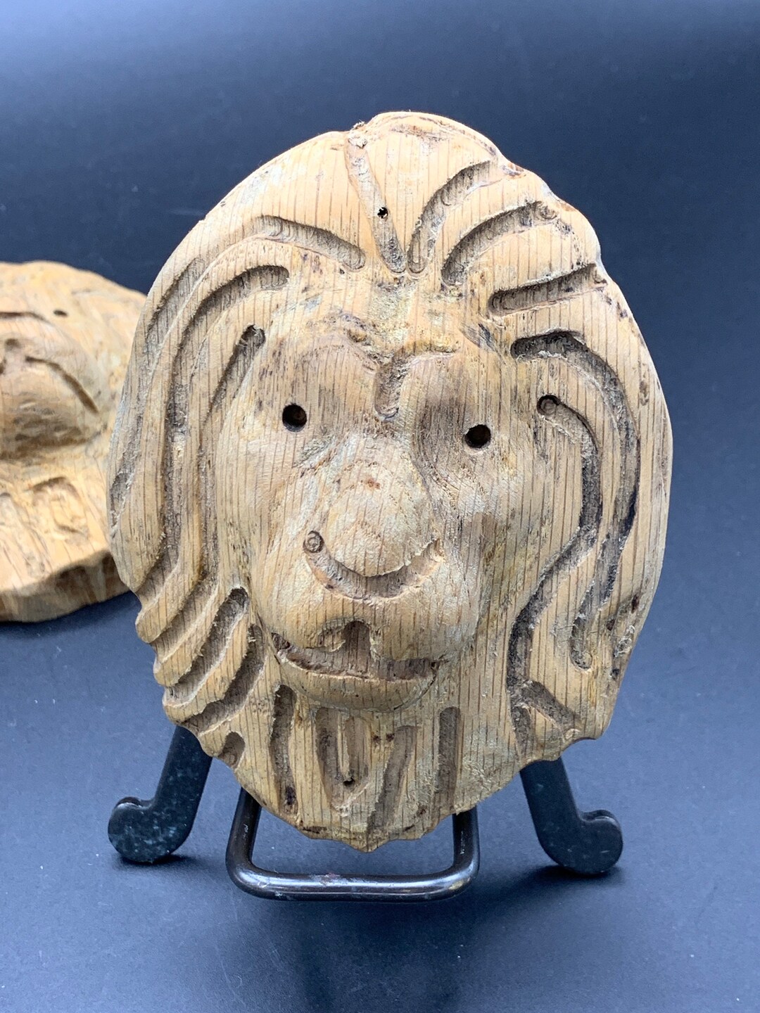 Vintage Carved Oak Lion Head Rosette Appliqué (3 1/4”w X 4 1/4”h) - Etsy