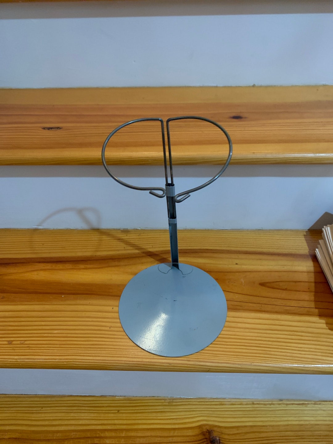 50s Doll Stand Kaiser Chicago GRAY Metal Doll Stand Original Adjusts ...