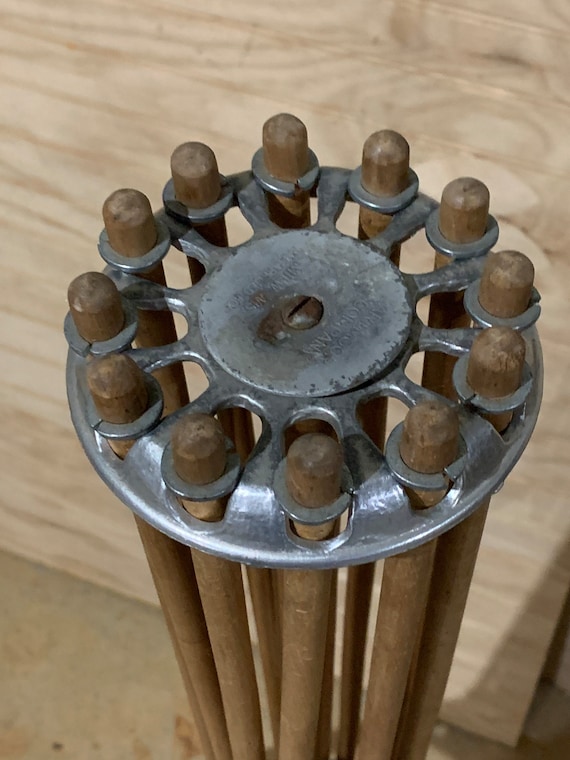 RARE Antique Clothes Dryer Drying Rack Wooden Metal Laundry - Etsy