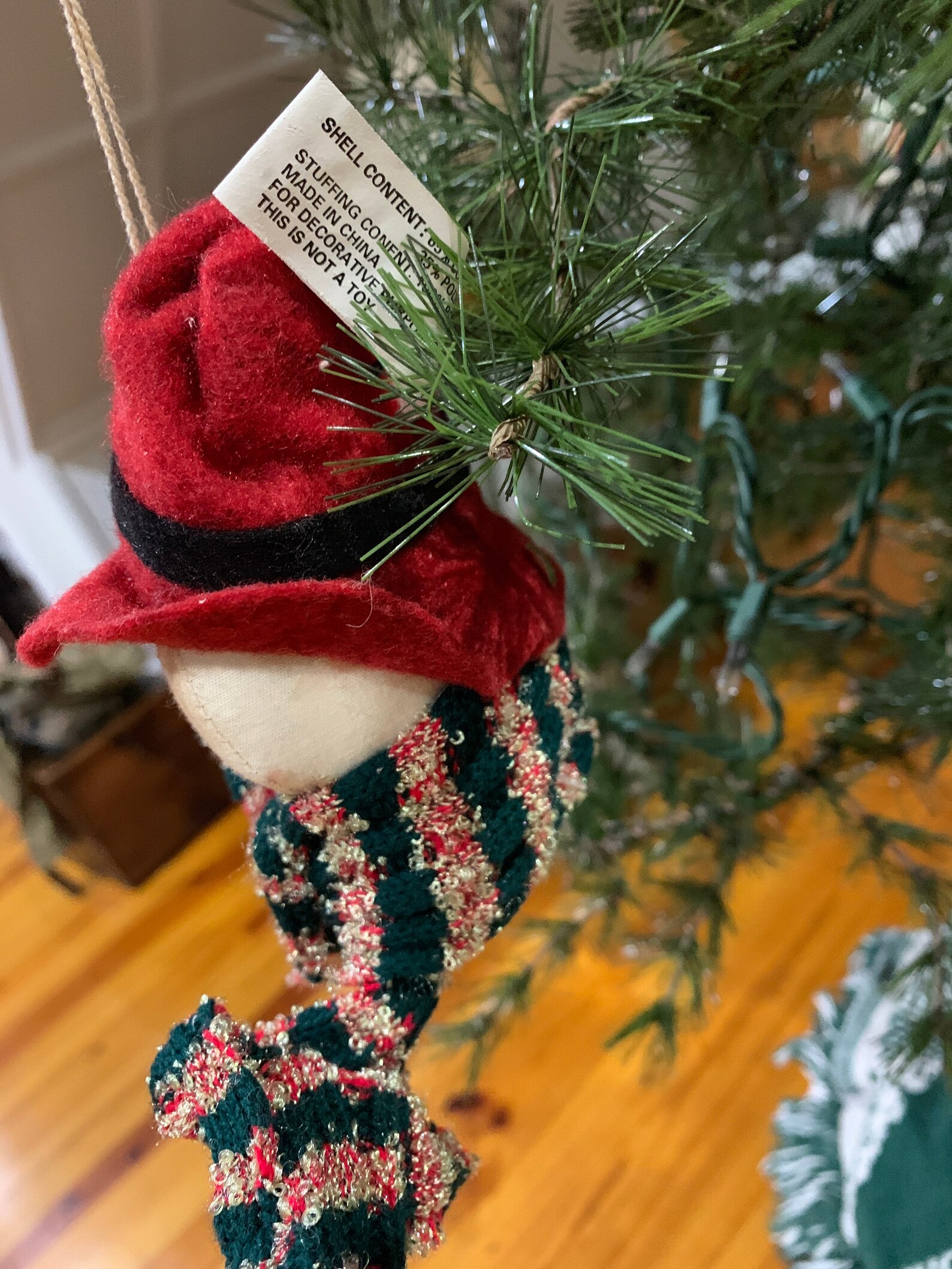 RARE Vintage Cracker Barrel Snowman Ornament Fedora Carrot | Etsy