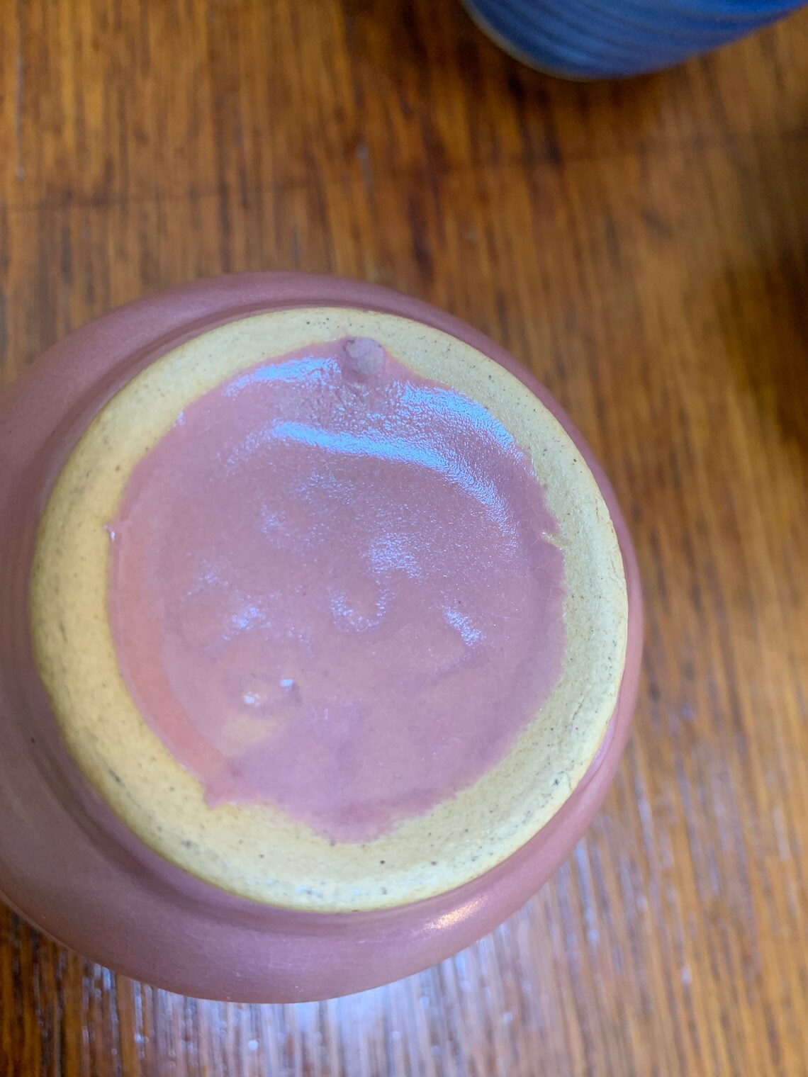 Rare Vintage Bauer Pottery CUSTARD CUP DELPH Blue Hi Fire | Etsy