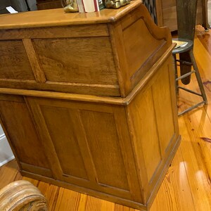 Rare S-CURVE ROLLTOP DESK Antique Tiger Oak (not Free Ship) Smooth ...