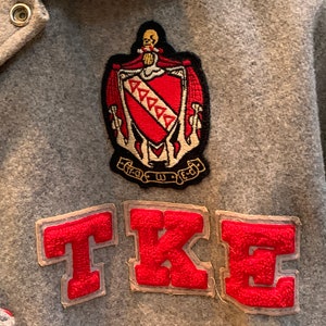 REDUCED! 1964 Fraternity Wool Coat Tau Kappa Ep Jacket W Letters TKE ...